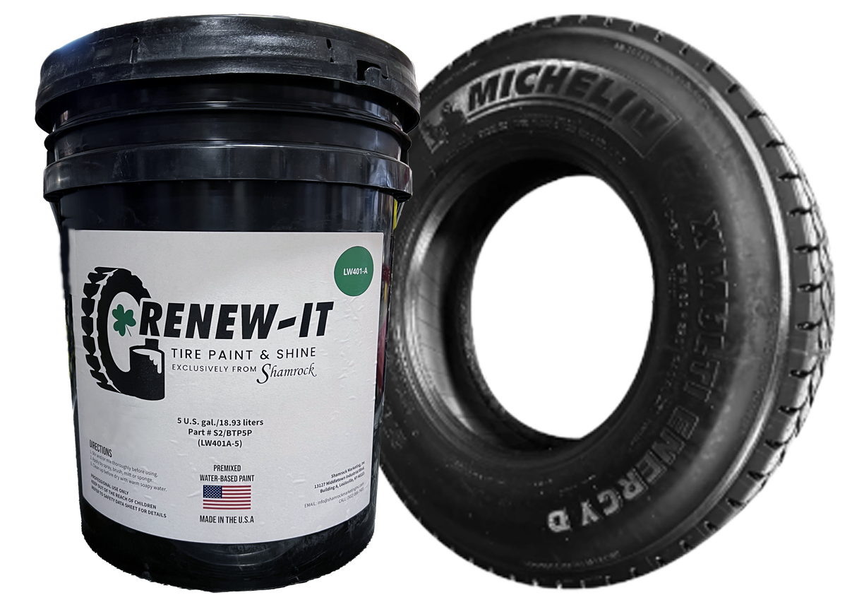Renew-It Tire Paint - Shamrock Marketing Inc.